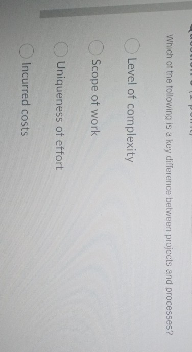 Solved Which of the following is a key difference between | Chegg.com