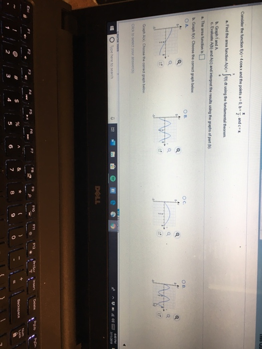 Solved Consider the function f(x) = 4 cos x and the points a | Chegg.com