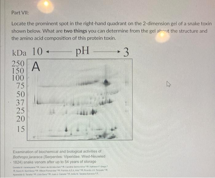Solved Locate the prominent spot in the right-hand quadrant | Chegg.com
