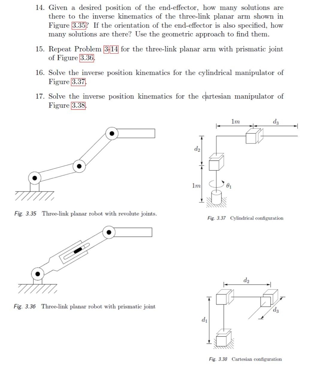 Solved by an EXPERT Given a desired position of the end-effector, how | Chegg.com
