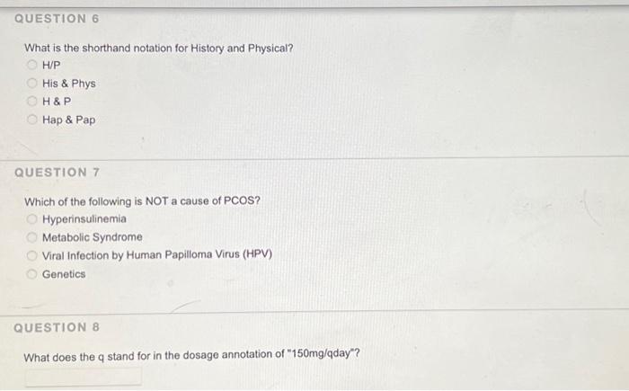 Solved What is the shorthand notation for History and | Chegg.com
