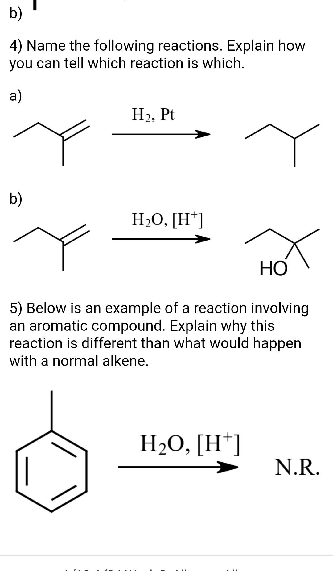 Solved 2) Name the following molecules using the IUPAC | Chegg.com