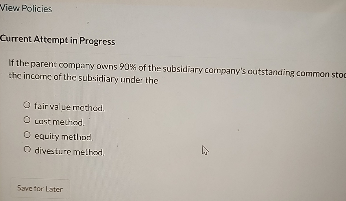Solved View PoliciesCurrent Attempt in ProgressIf the parent | Chegg.com