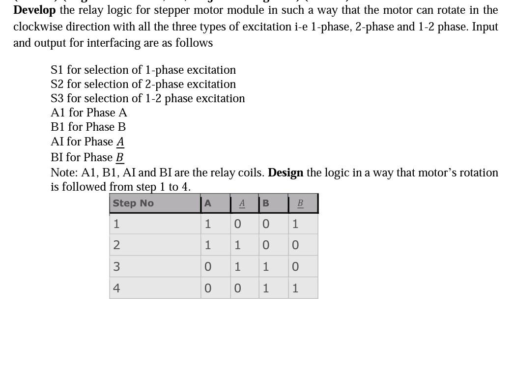 Solved develop the particular relay logic this is | Chegg.com