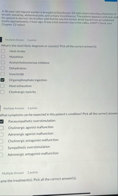 A 30-year-old migrant worker is brought to Elsenhower | Chegg.com