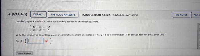 Solved Use the graphical method to solve the following | Chegg.com