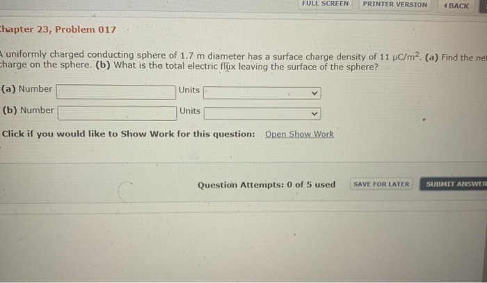 Solved FULL SCREEN PRINTER VERSION | Chegg.com