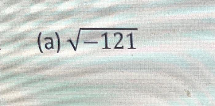 Solved (a) −121 | Chegg.com