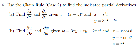 Solved Use the Chain Rule (Case 2) ﻿to find the indicated | Chegg.com