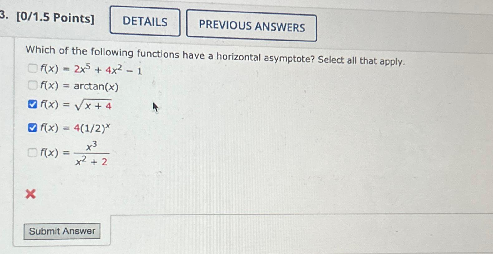 Solved Points]Which of the following functions have a | Chegg.com