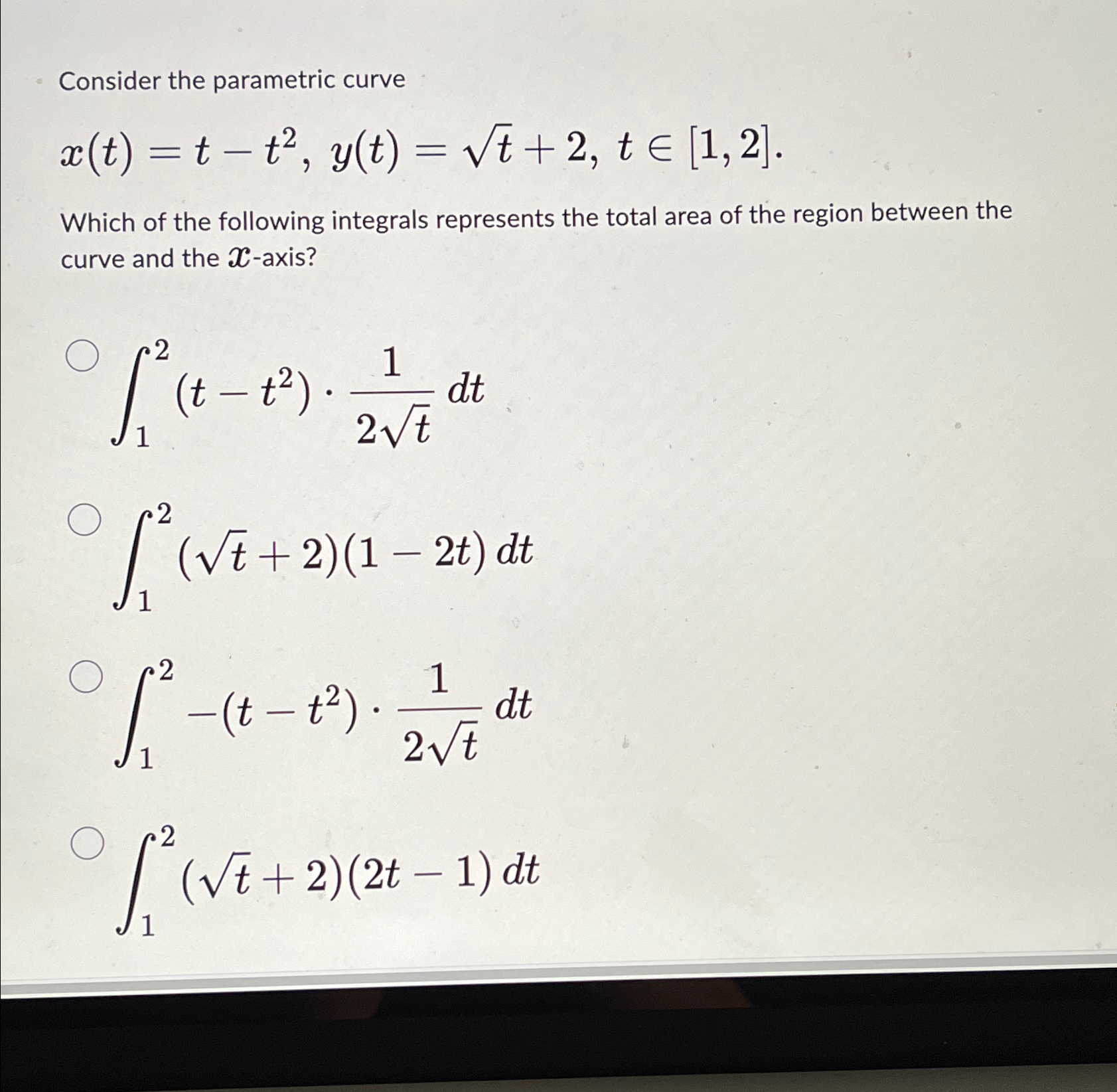 Solved Consider the parametric | Chegg.com