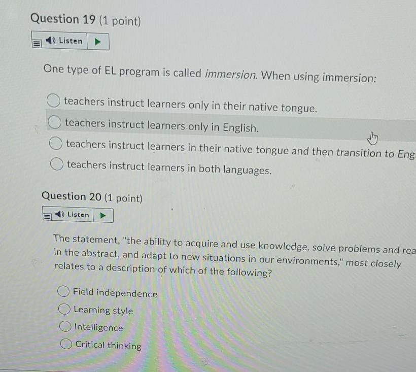 solved-question-19-1-point-1-listen-one-type-of-el-chegg