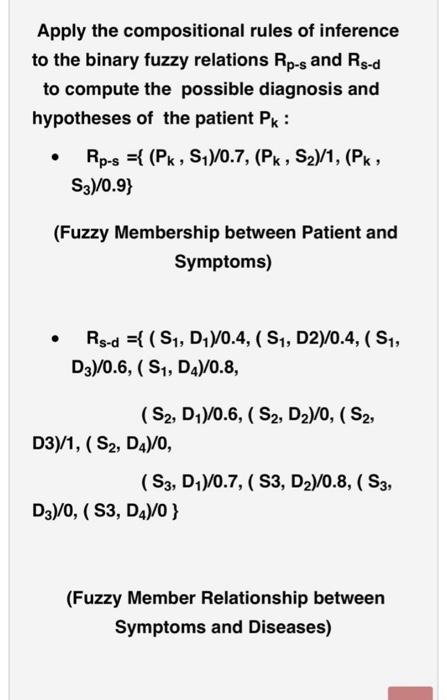 Solved Apply the compositional rules of inference to the | Chegg.com