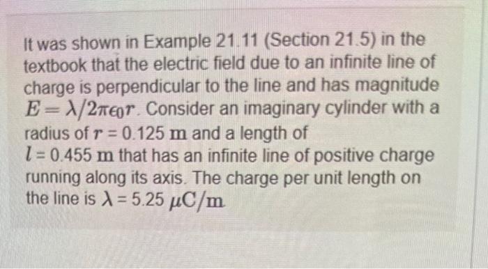 Solved It was shown in Example 21.11 (Section 21.5) in the | Chegg.com