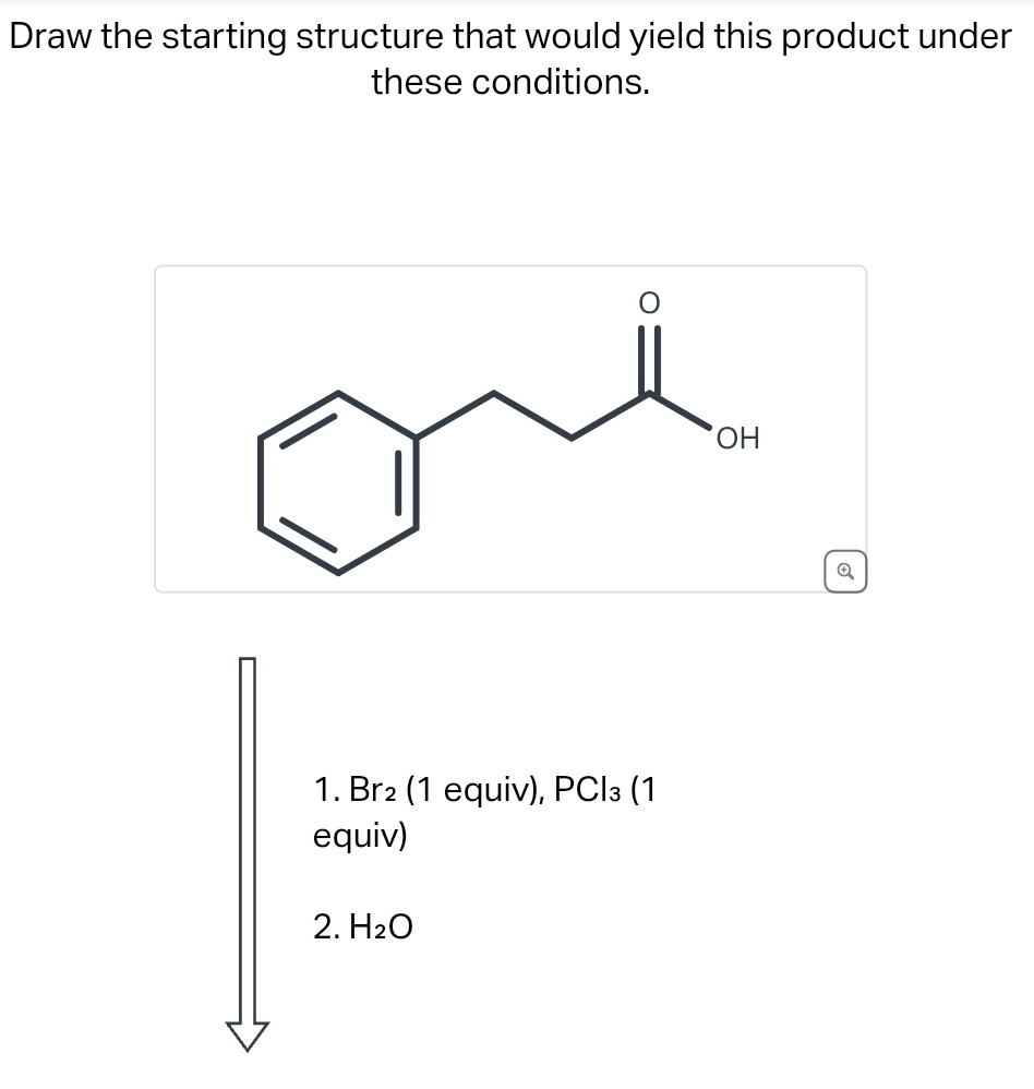 Solved Draw the starting structure that would yield this | Chegg.com