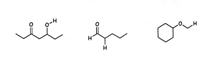 Solved For each set of three compounds, place the following | Chegg.com