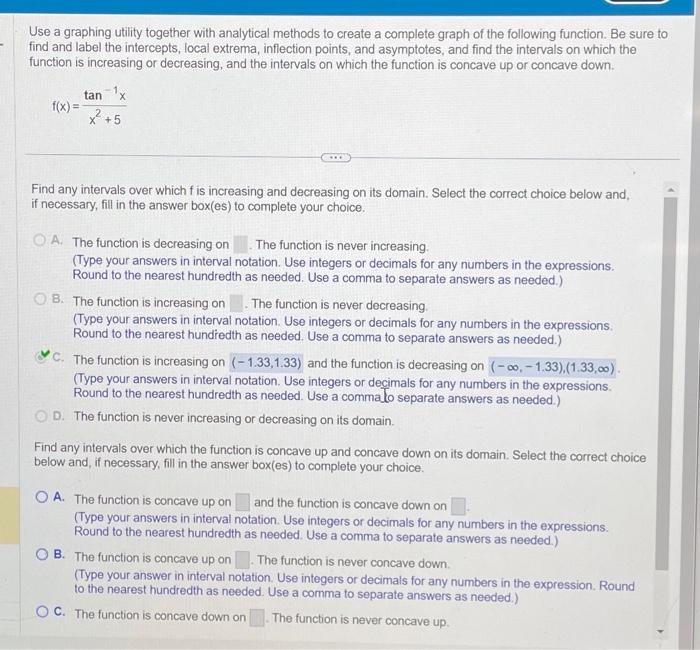Solved Use a graphing utility together with analytical | Chegg.com
