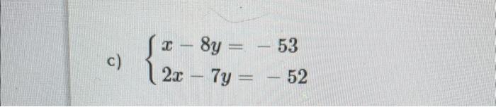 Solved Solving Sytems of Equations | Chegg.com