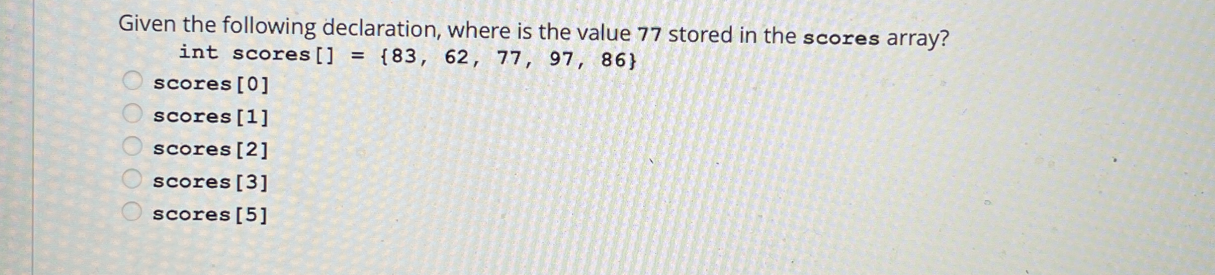 Solved Given the following declaration, where is the value | Chegg.com