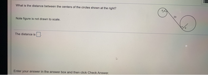 Solved What is the distance between the centers of the | Chegg.com