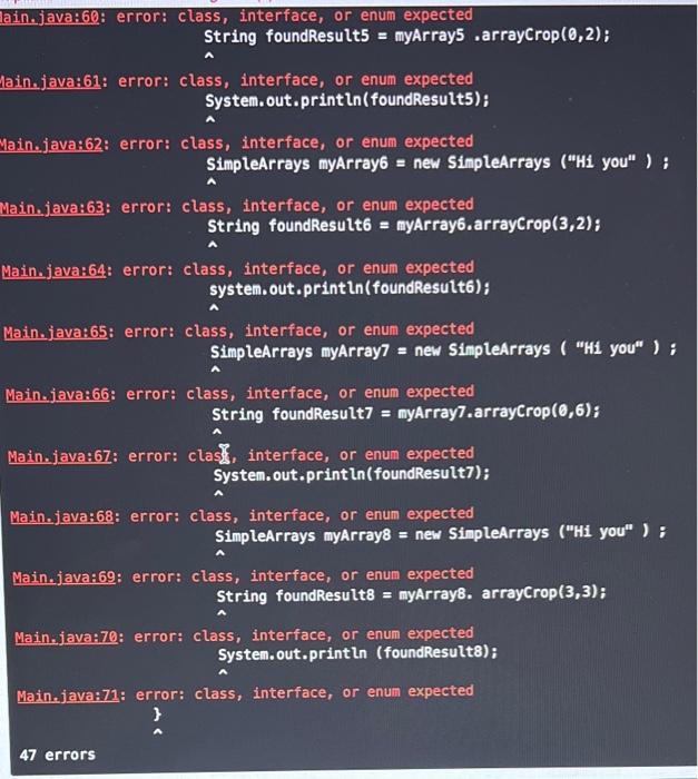 Solved There are some errors with the compulation of the | Chegg.com