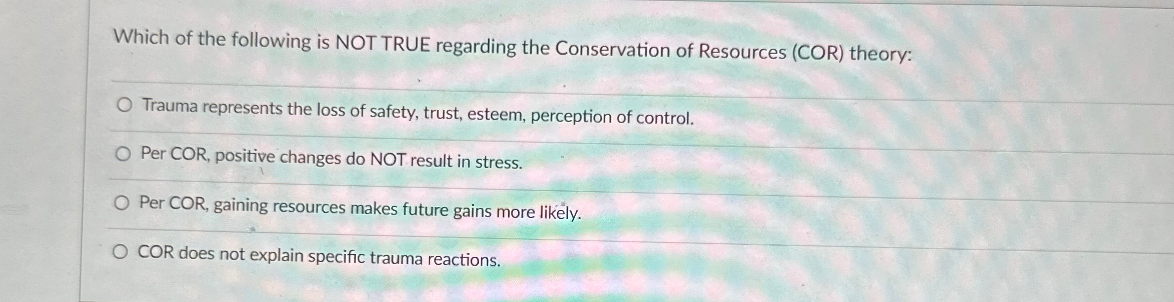 Solved Which of the following is NOT TRUE regarding the | Chegg.com