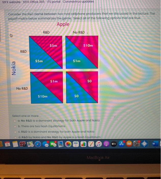 Solved StFX website StFX Office 365 ITS portal Coronavirus | Chegg.com