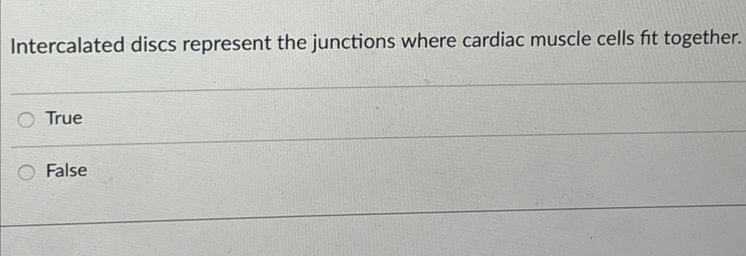 Solved Intercalated discs represent the junctions where | Chegg.com