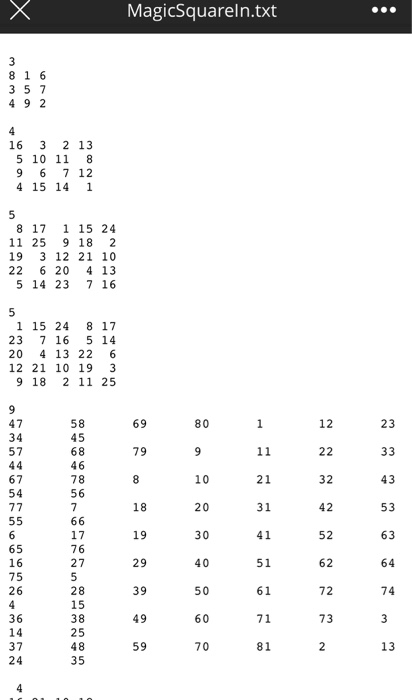 Solved C Programthe Program Must Be Able To Read A File With 1796