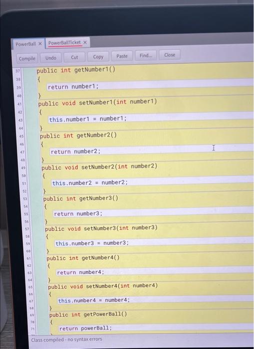 Solved Lab 9 Activity 2 CS1440 Activities 1. Write a class | Chegg.com