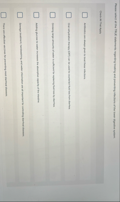 Solved Please select all the TRUE statements regarding | Chegg.com