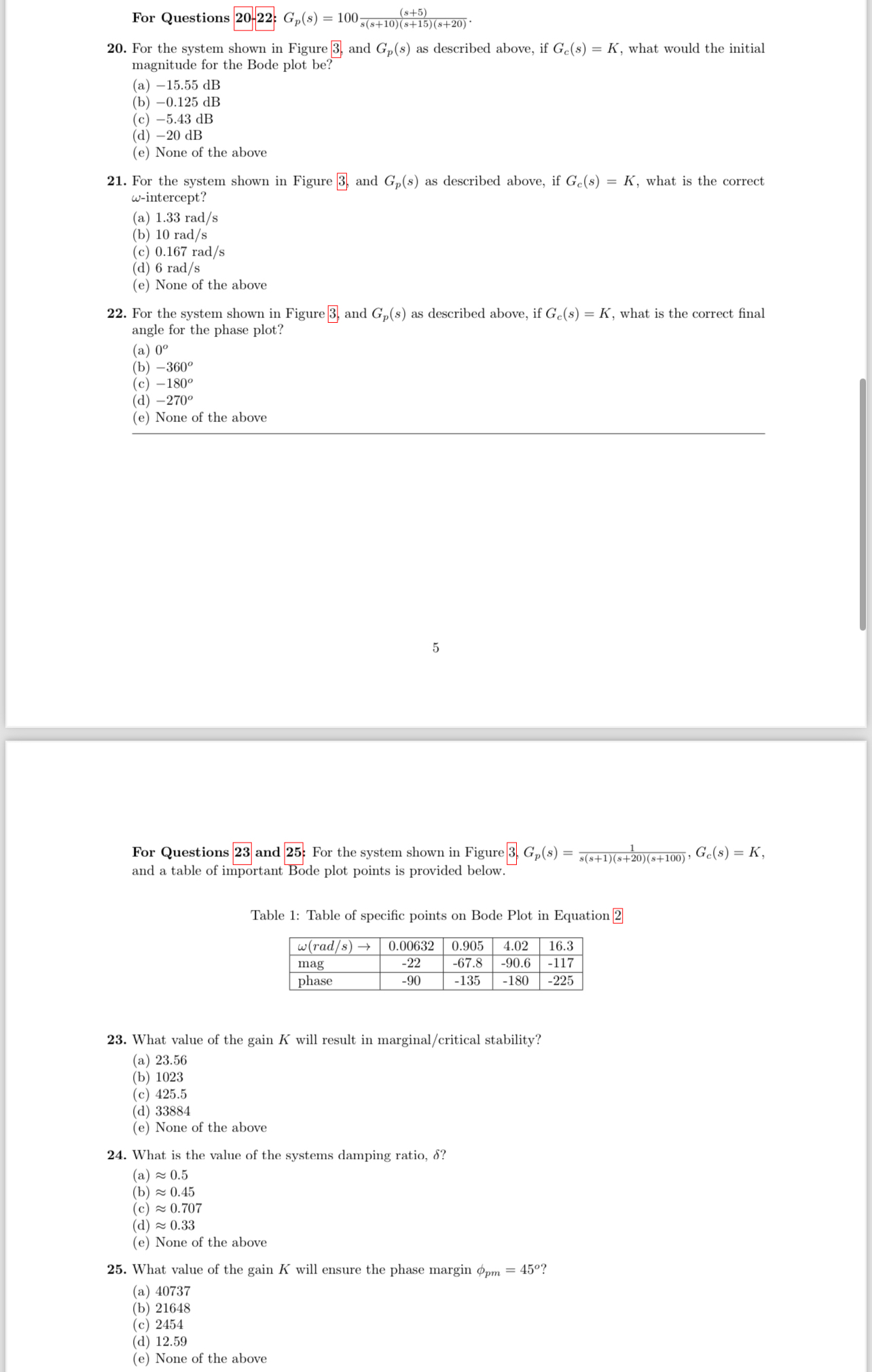 Solved For Questions 20-22: | Chegg.com