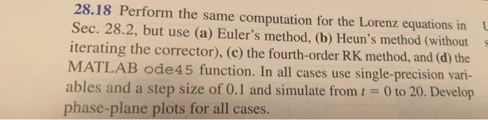 Solved how do i solve this equation using the RK-4 method in | Chegg.com