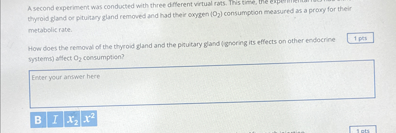 Solved A second experiment was conducted with three | Chegg.com