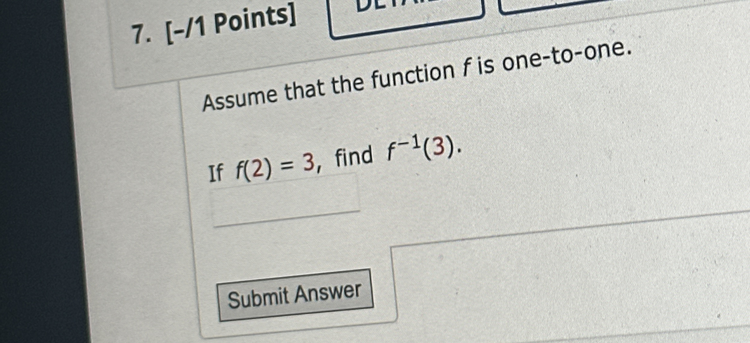 Solved [-11 ﻿Points]Assume that the function f ﻿is | Chegg.com