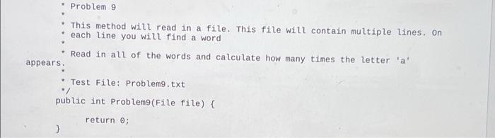 Solved * * Problem 9 * * } * * appears. This method will | Chegg.com