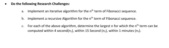 Solved Do The Following Research Challenges A Implement An 4436