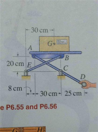 Solved The elevation and tilt angle of table AB are | Chegg.com
