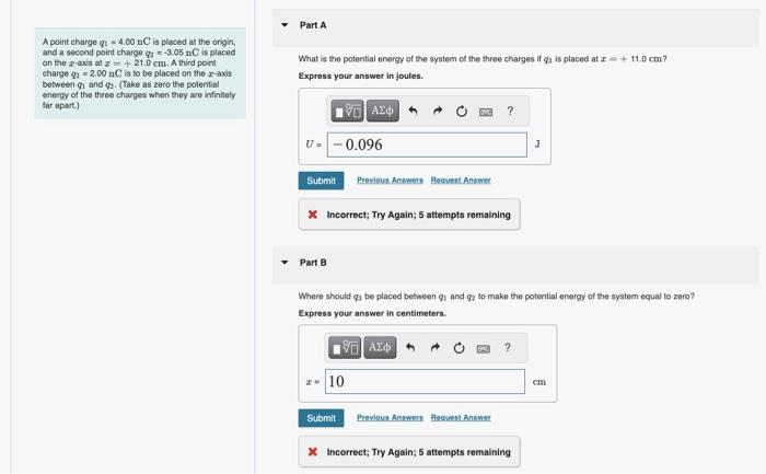 Solved A point charge q1 = 4.00 nC is placed at the origin, | Chegg.com
