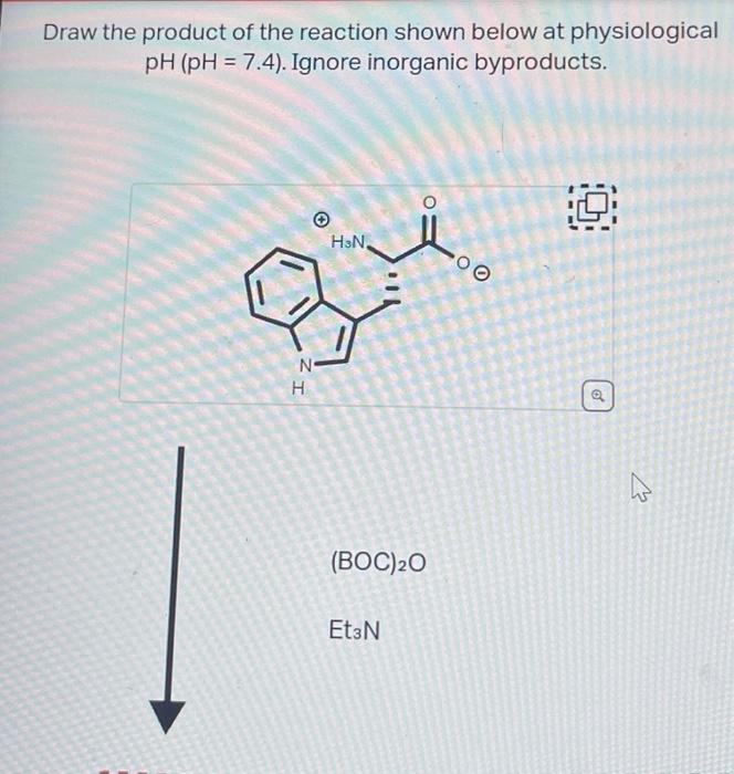 [Solved]: Draw the product of the reaction shown below at p