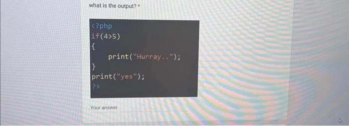 Solved what is the output? * 5) \\) \\{ \\( \\{\\quad \\) | Chegg.com