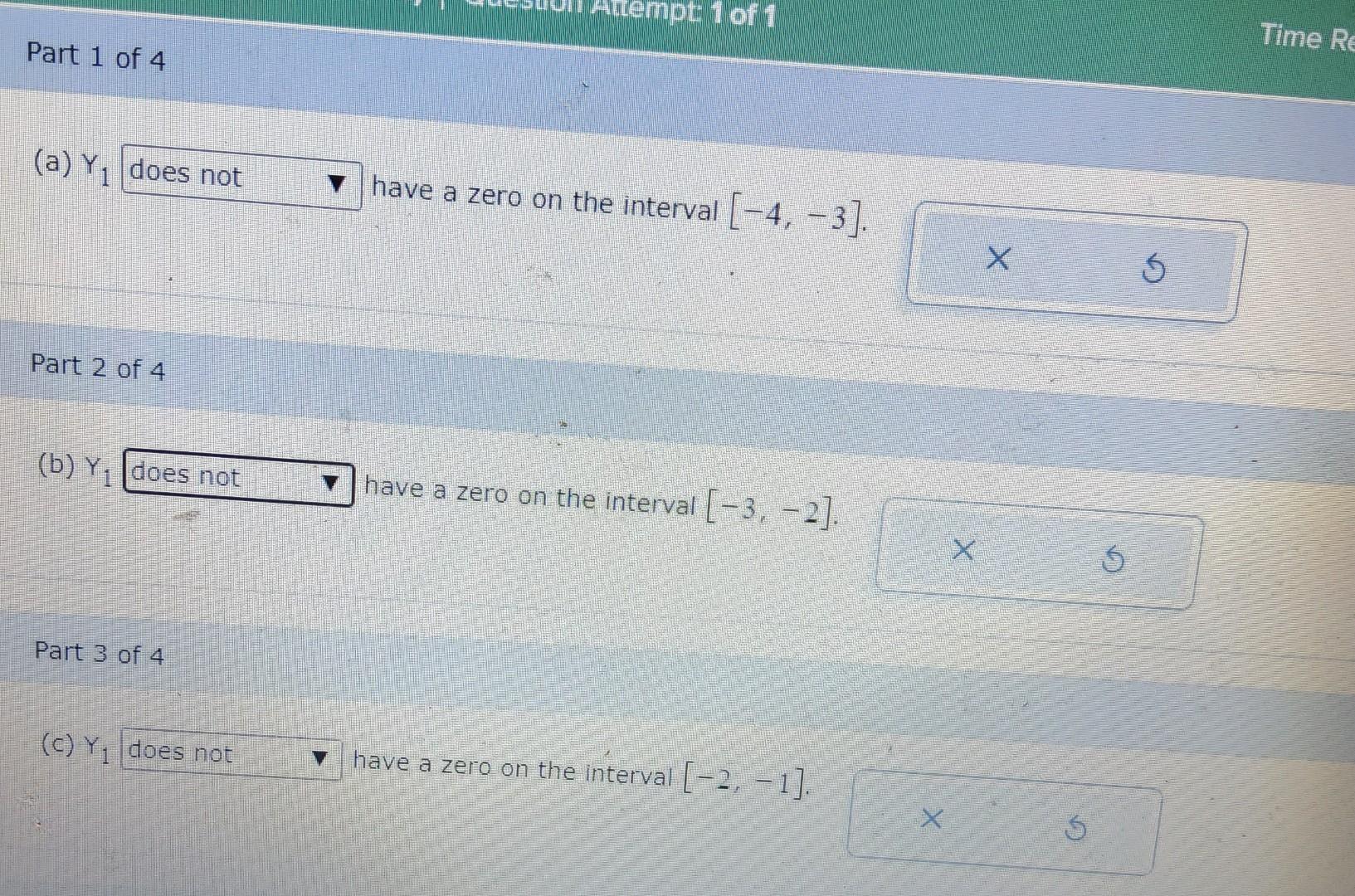 A table of values is given for Y1=f(x). Determine | Chegg.com