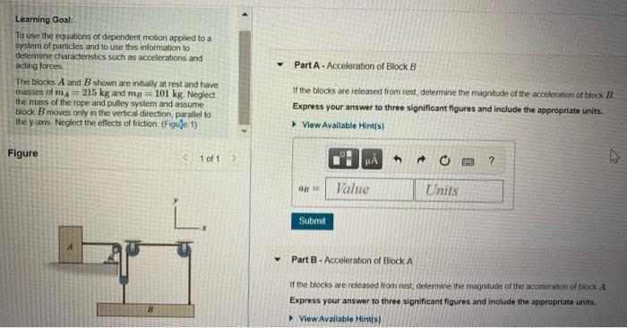 Solved Learning Goal: To use the equations of dependent | Chegg.com