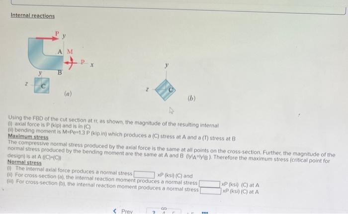 Solved Portions of a bxb square bar have been bent to form | Chegg.com