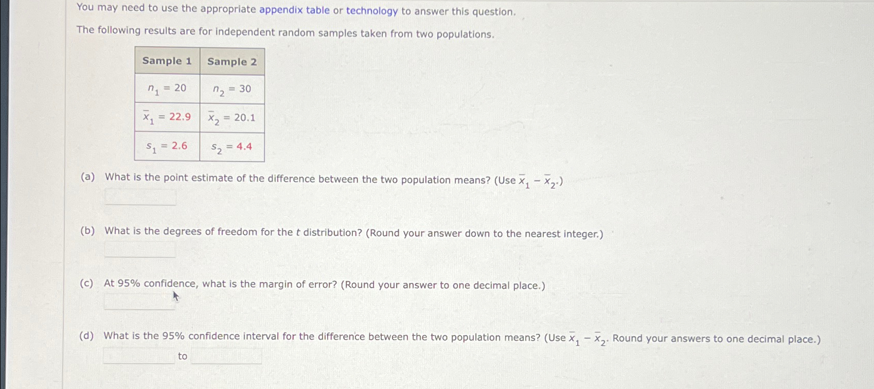 Solved You may need to use the appropriate appendix table or | Chegg.com