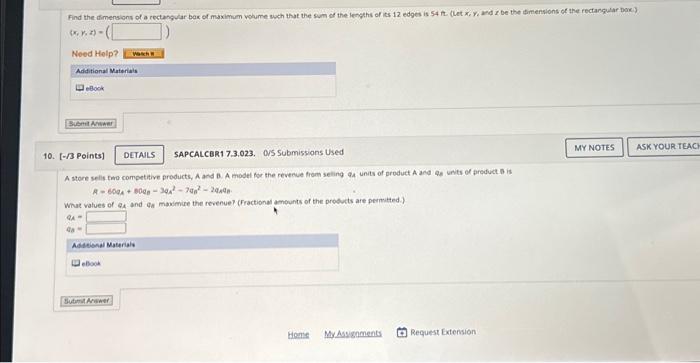Solved Find three positive numbers whose sum is 240 and | Chegg.com