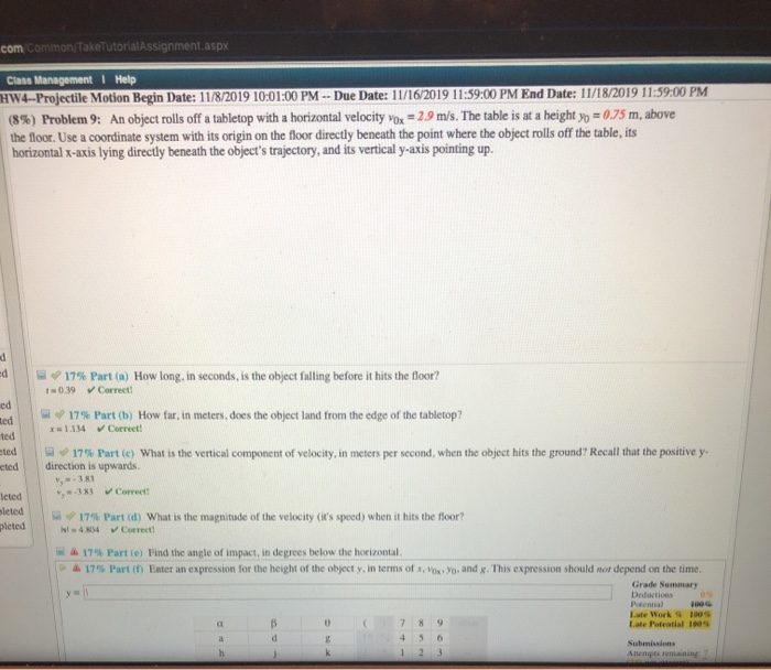Solved com Common/Take TutorialAssignment.aspx Class | Chegg.com