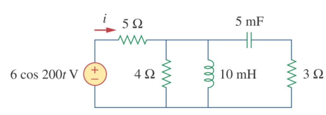 Solved Calculate i(t) ﻿in the circuit of Figure | Chegg.com