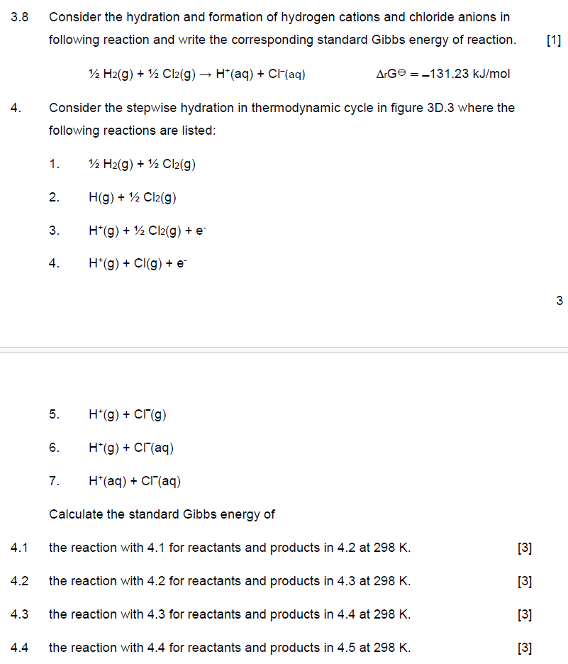 Solved Please assist with the attached Physical Chemistry | Chegg.com
