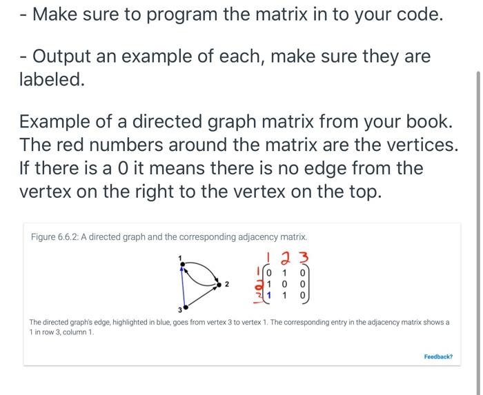 Solved Create A Program That Outputs A Walk Trail Path 